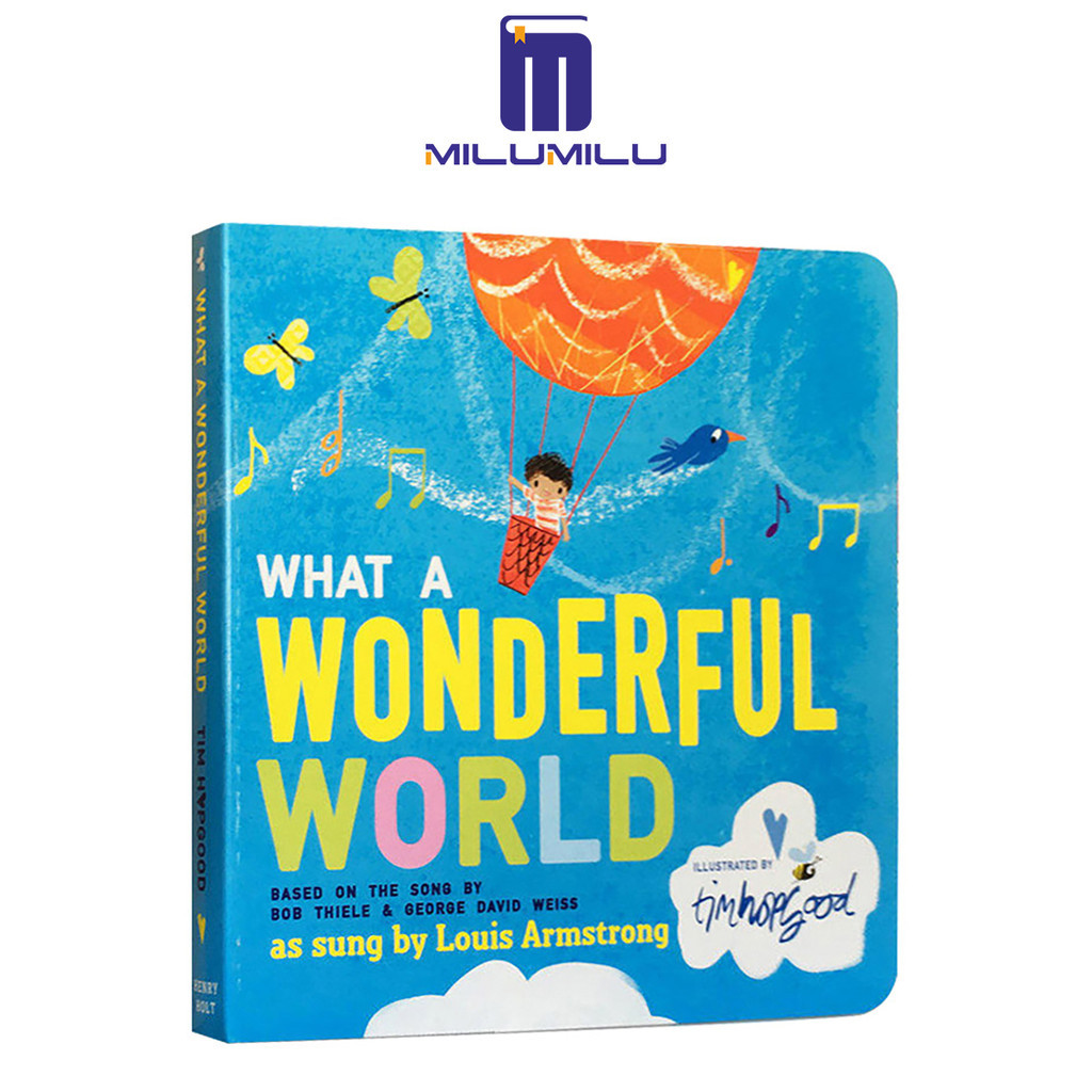 What A Wonderful World Board book by Bob Thiele Original English Books ...