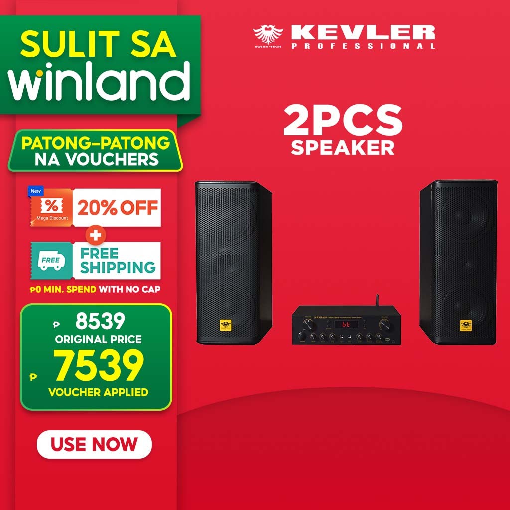 Kevler by Winland PROFESSIONAL 2 x 6.5inch 300W Mini Component Speaker ...