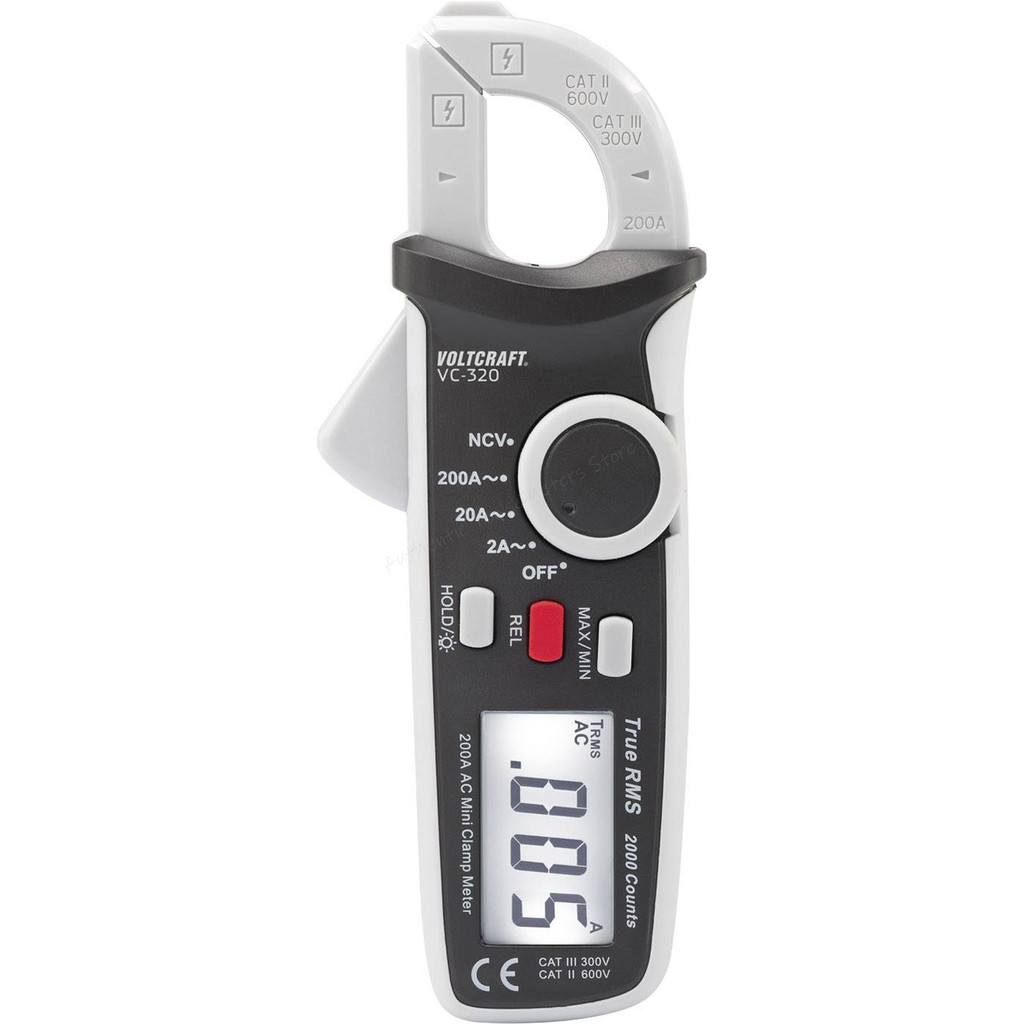♥Original German VOLTCRAFT VC-320 Clamp meter Digital CAT II 600 V, CAT ...