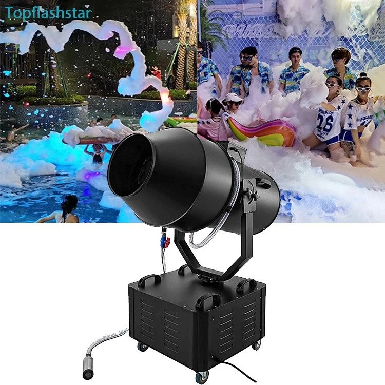 Shaking Big Power Spray Foam Machine 3000W Moving Head Jet Foam Cannon ...
