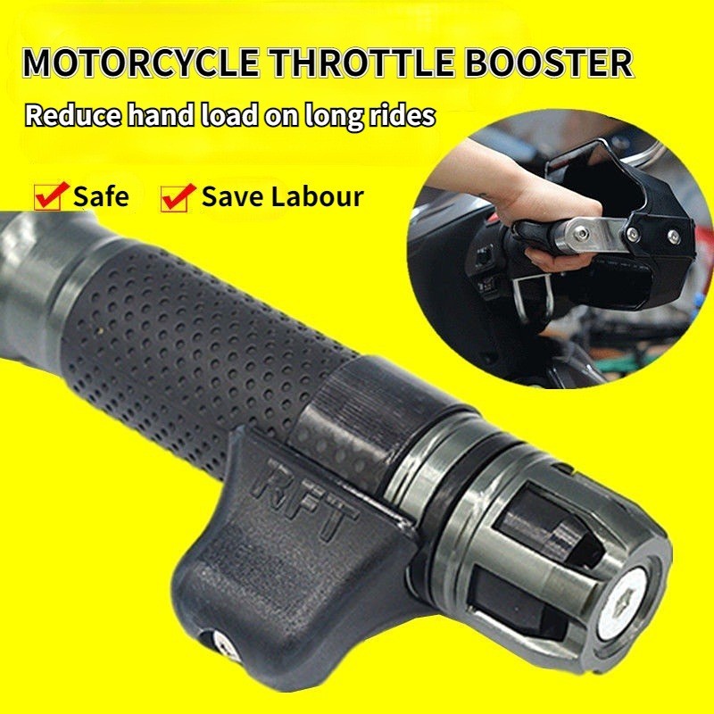 Motorcycle Throttle Grip Booster Handle Clip Grips Clamp Motorcycle ...