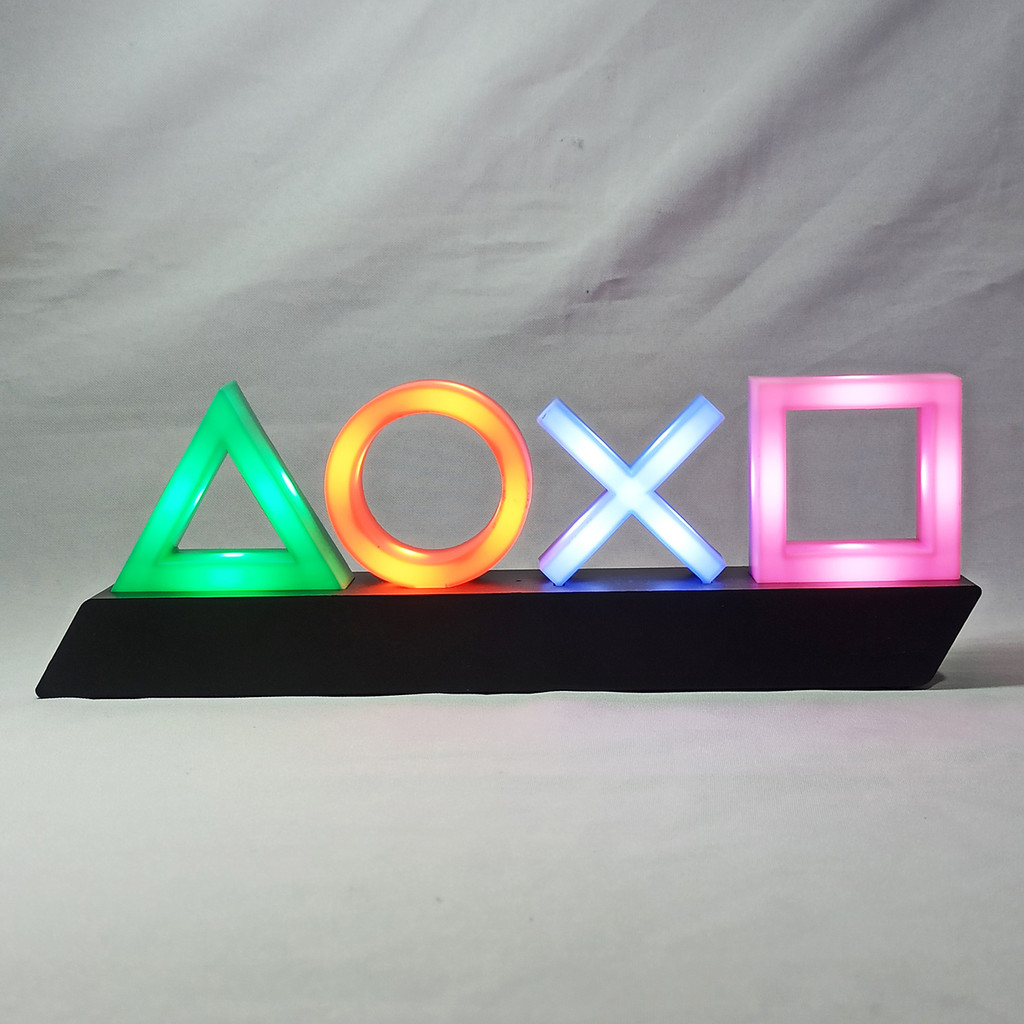 PlayStation LED Icon Lights Officially Licensed by Paladone (3 Light ...