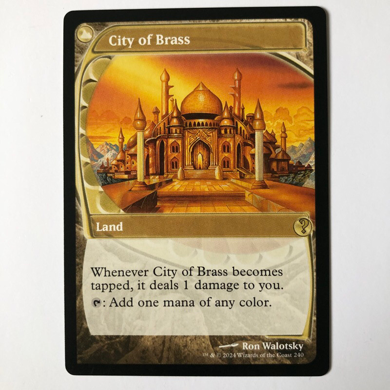 Playtest Card - City of Brass (MB2) | Shopee Philippines