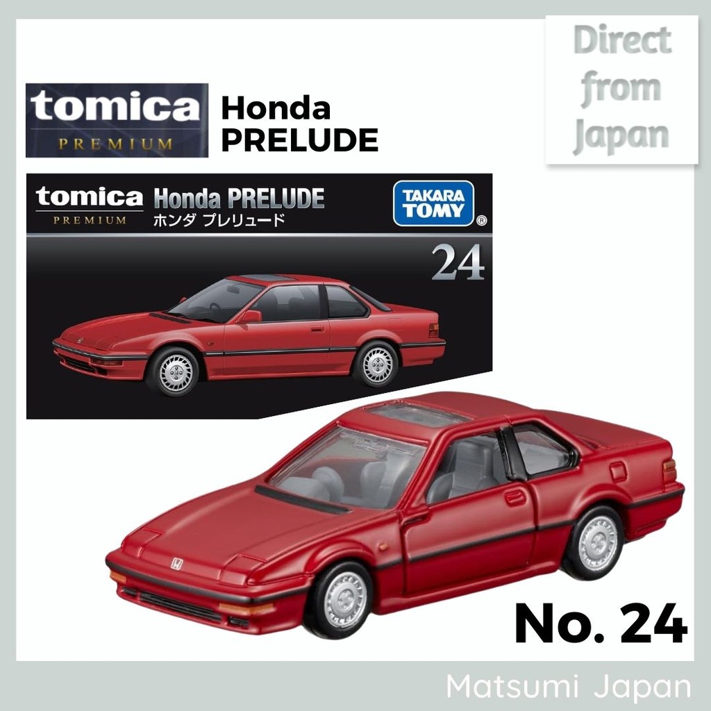 TOMICA Premium No. 24 Honda Prelude (1/62 Scale) | Shopee Philippines