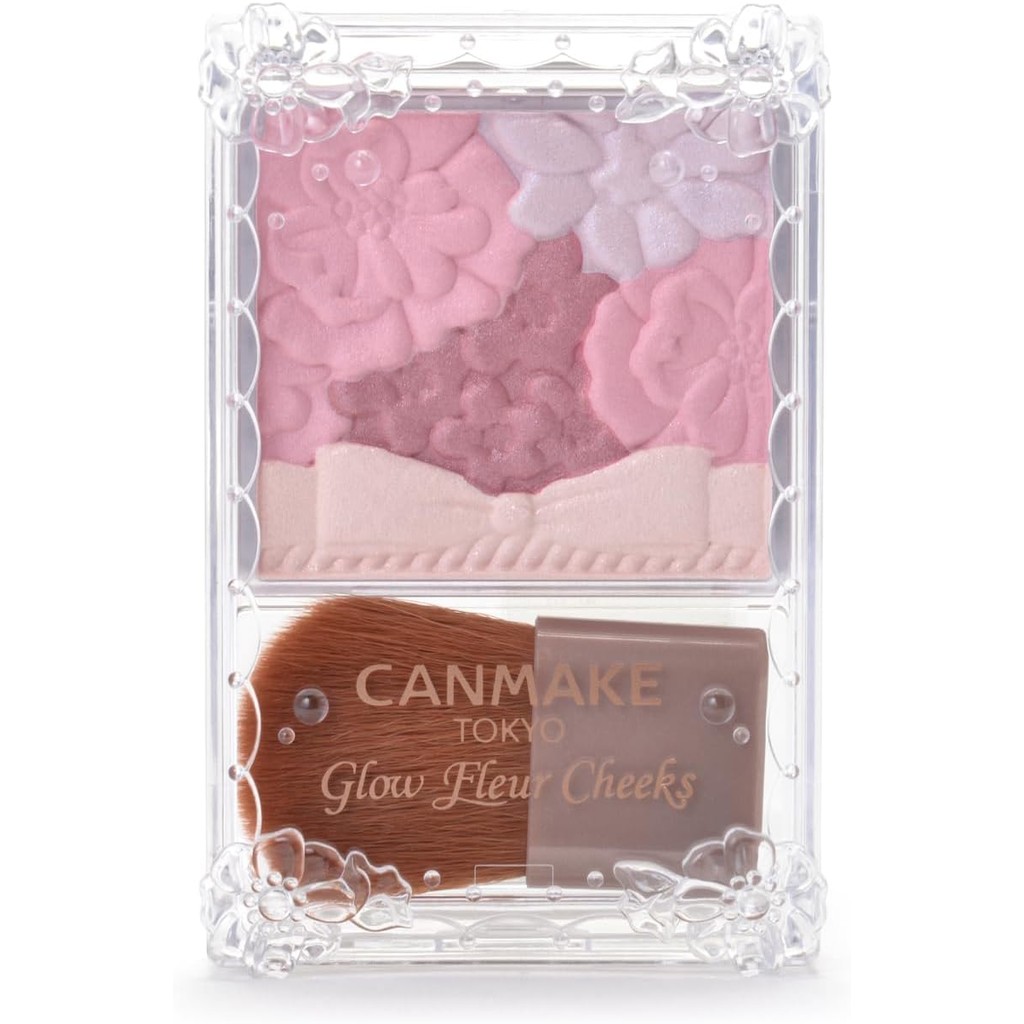 Canmake Grow Fleur Cheeks Blush 16 Lilac Fleur, Cheek Powder, Cheeks ...