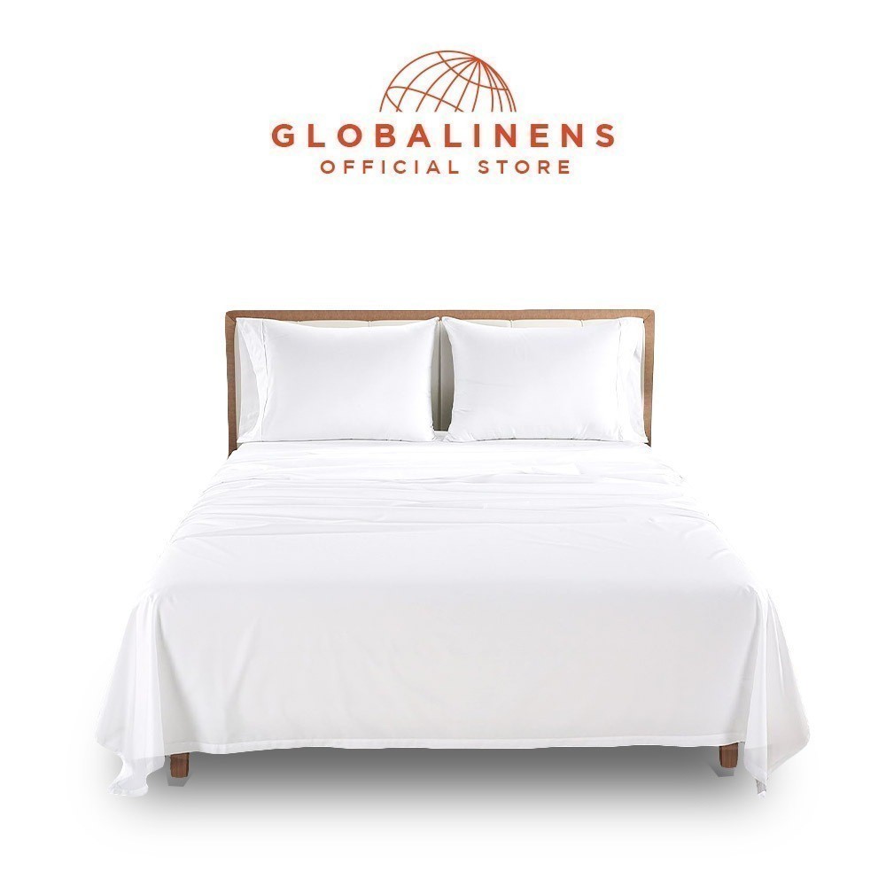 Globalinens - Flat Sheet Only 100% Extra Fine Cotton 300 Thread Count ...