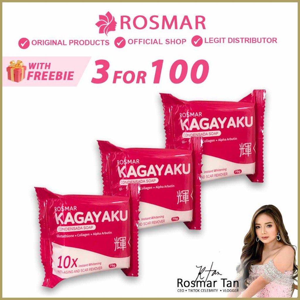 Original!v$Rosmar!a#Kagayaku}E>soap)O>Condensada)GZ?whitening*bu?soap ...