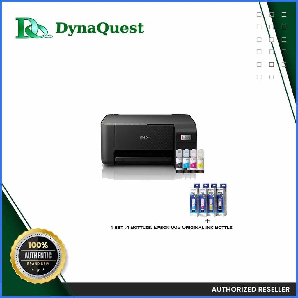 Epson[Qg-L3250&Yk@k@L@f@T!A4[l!Wi-Fi[w!All-In-One Tank Printer + 1 Set ...