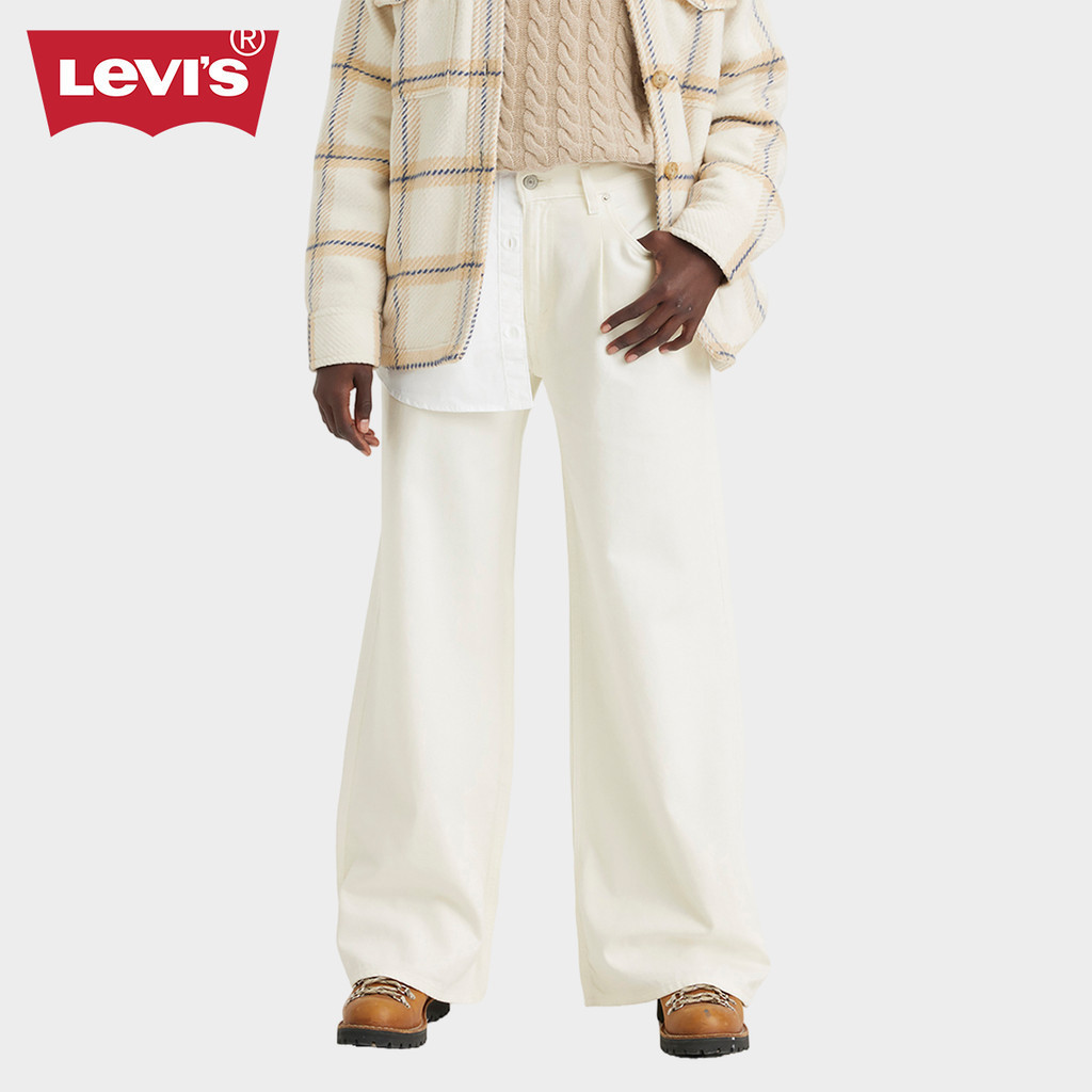 Levi's® Women's Baggy Dad Wide-Leg Jeans A7455-0004 | Shopee Philippines