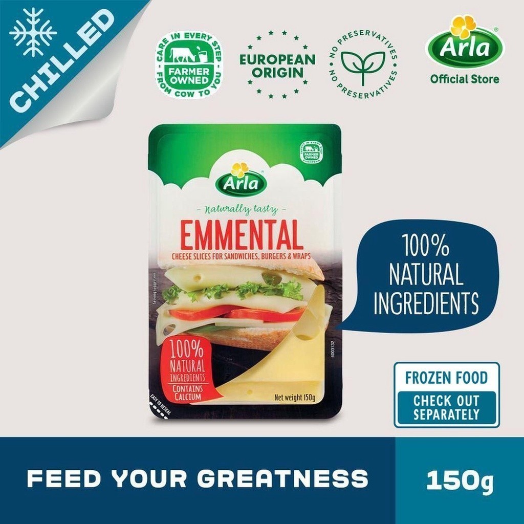 Arla Natural Emmental Slices | Shopee Philippines