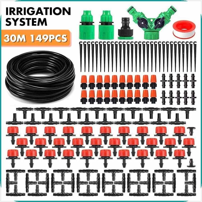 30M/149Pcs}i.Set!FD)DIY^sD/Garden$mY/Micro$eR/Drip$IH/Irrigation$Oy ...