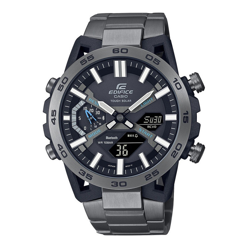 Casio Edifice (ECB-2000DC-1ADF) Black Stainless Steel Strap 100 Meter ...
