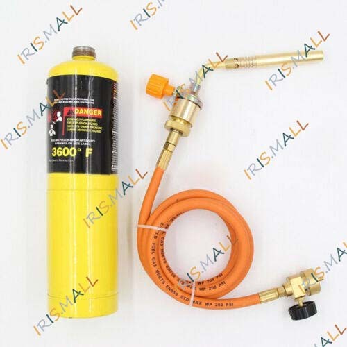 Maxswitch Mapp Gas Ignition Plumbing Turbo Torch + 1.5m Hose Solder ...