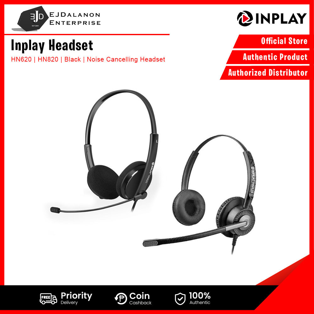INPLAY Hn620 Clear HD Sound Noise Cancelling Headset USB Gaming ...