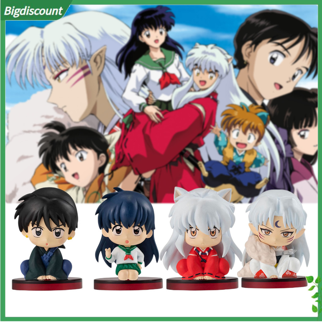 Mini Inuyasha Figure Inuyasha Anime Model Figure Cute Shape for Hobby ...
