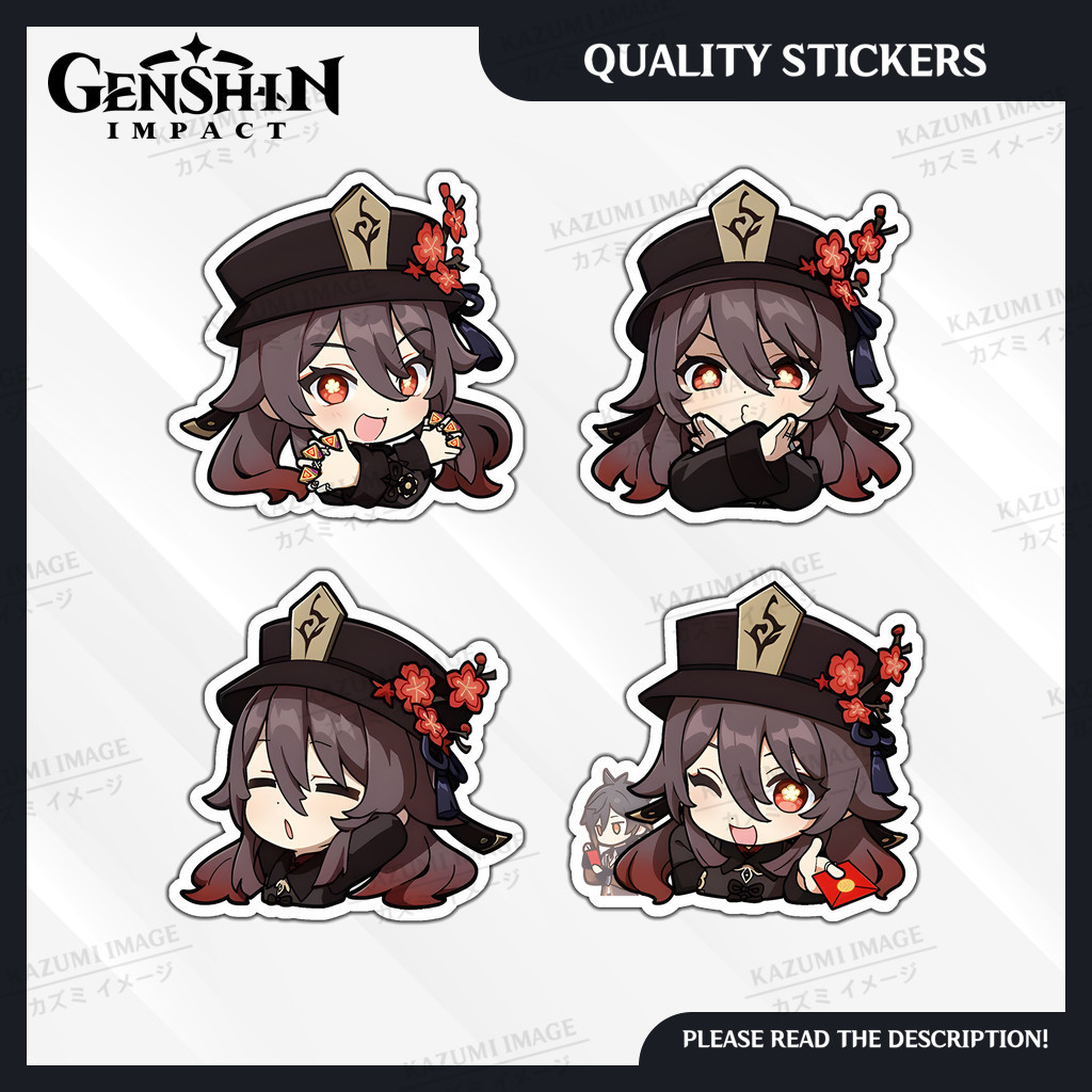 Hu Tao - Genshin Impact Emoji Stickers | Shopee Philippines