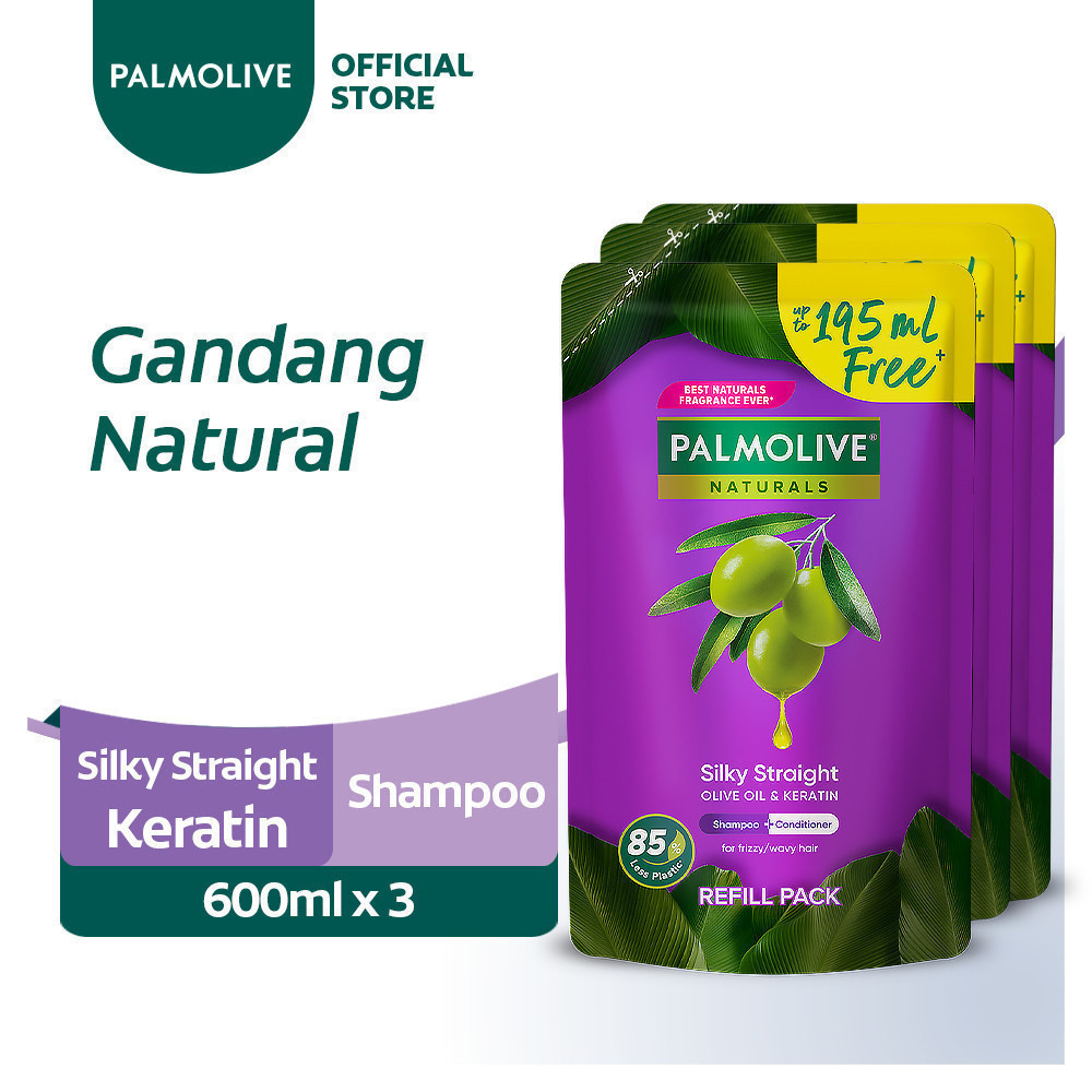 Palmolive Naturals Shampoo - with Olive Oil & Keratin, for Straight ...