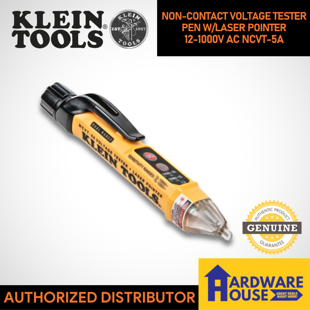 ORIGINAL KLEIN TOOLS Non-contact Voltage Tester Pen w/ Laser Pointer 12 ...