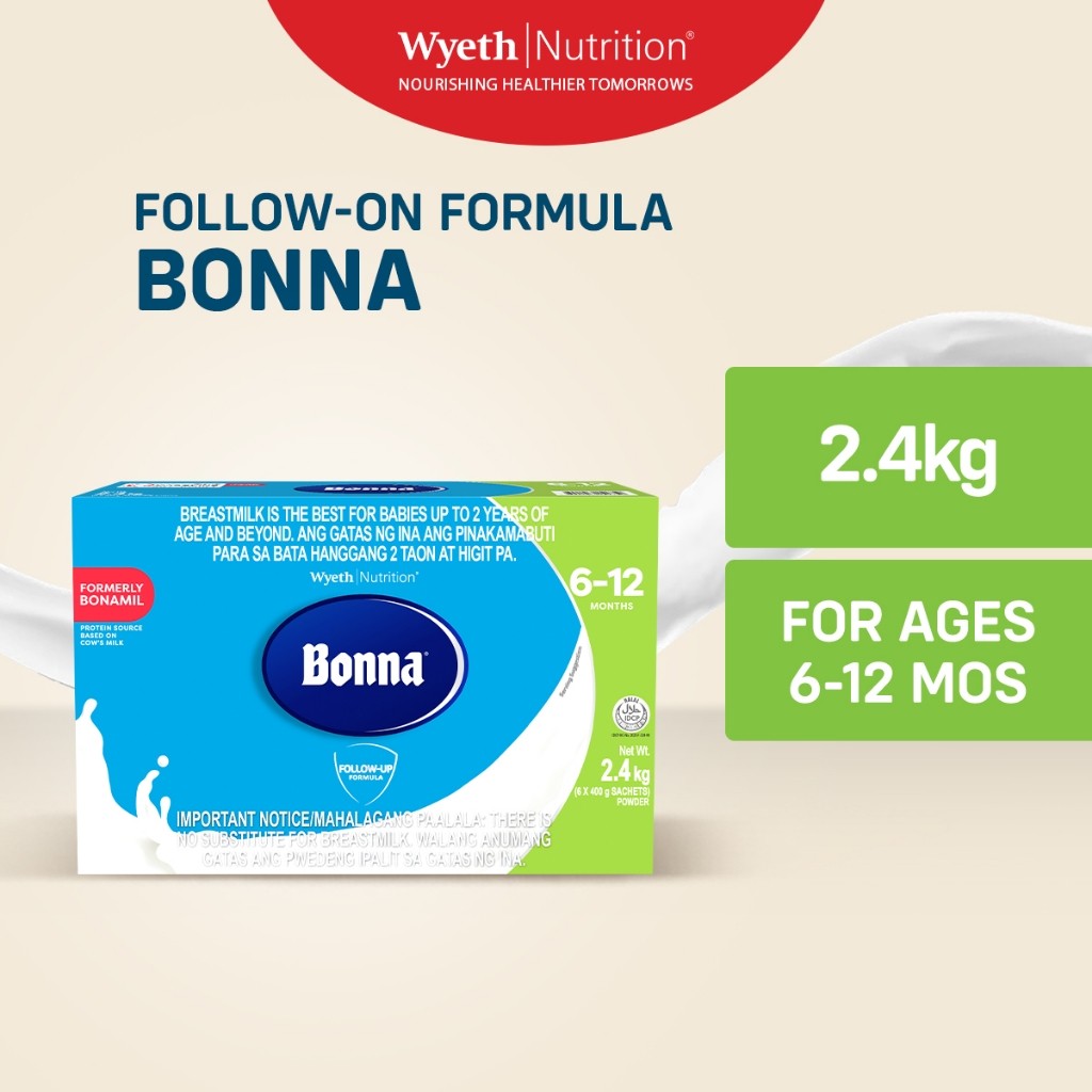 WYETH BONNA Stage 2 Infant formula for 6-12 Months 2.4kg (formerly ...