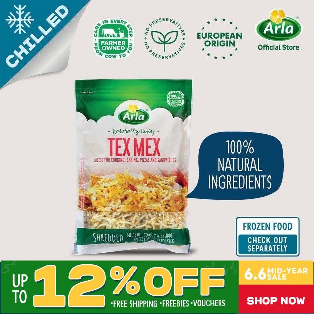 Arla Natural Tex Mex Shredded 175g | Shopee Philippines