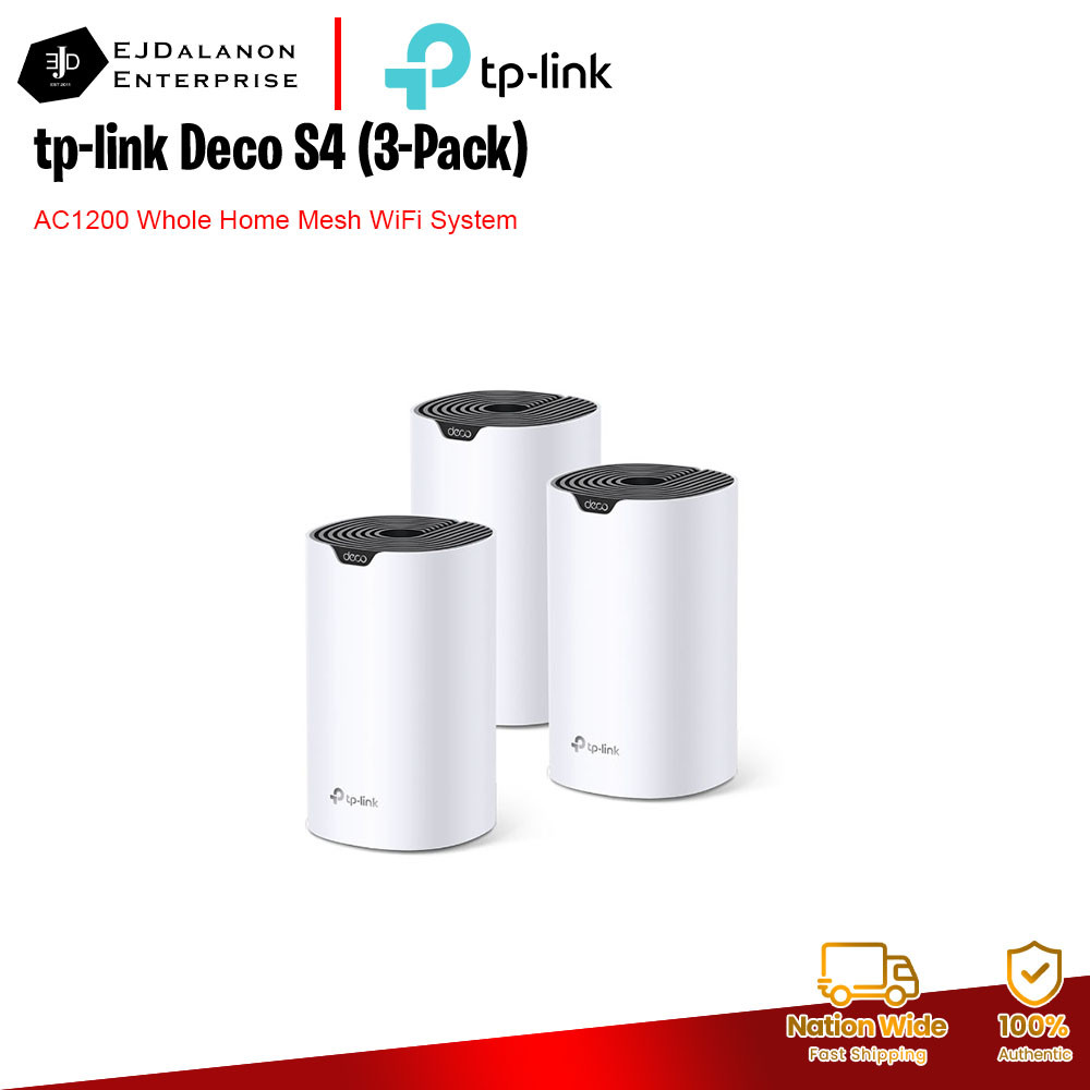 tp-link Deco S4 AC1200 Whole Home Mesh WiFi System |EJDalanon ...