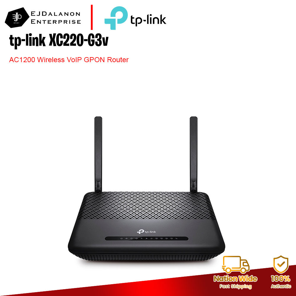 tp-link XC220-G3v AC1200 Wireless VoIP GPON Router | EJDalanon ...