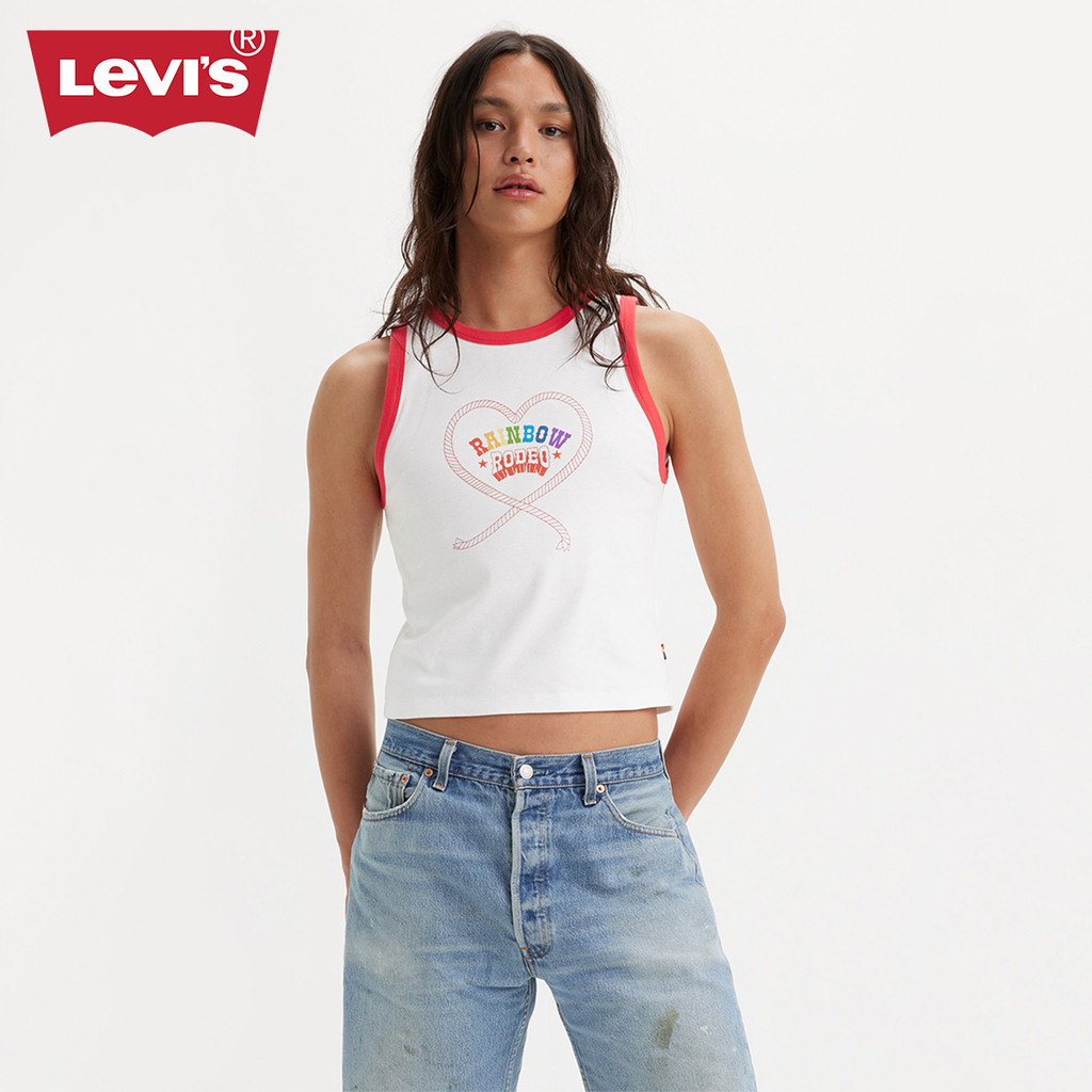 Levi's® Pride Rainbow Rodeo Ringer Tank A5063-0011 | Shopee Philippines