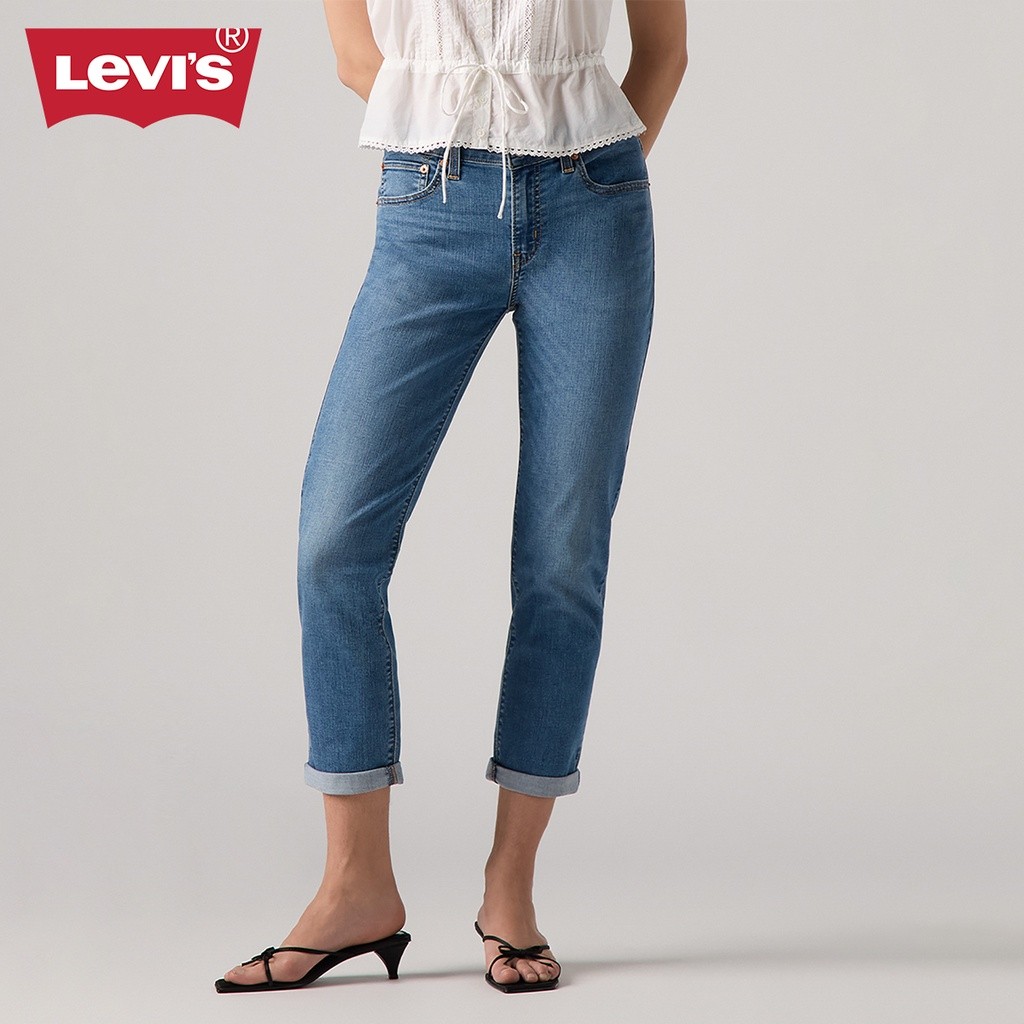 Levi's® Women's Mid-Rise Boyfriend Jeans 19887-0362 | Shopee Philippines