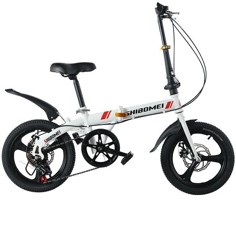 Small foldable bicycle Adult Folding Bike 16-20Inch 6s variable speed ...