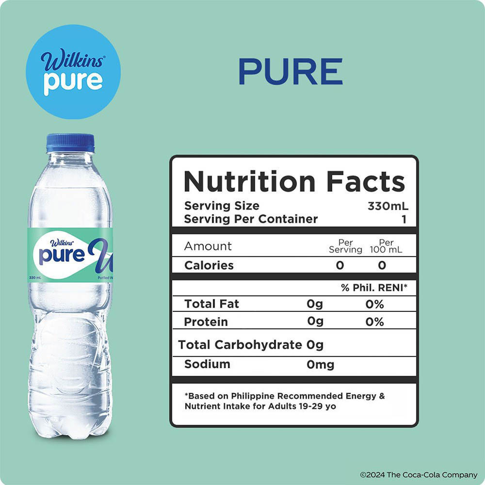 Wilkins Pure Water 330mL - Pack of 24 | Shopee Philippines