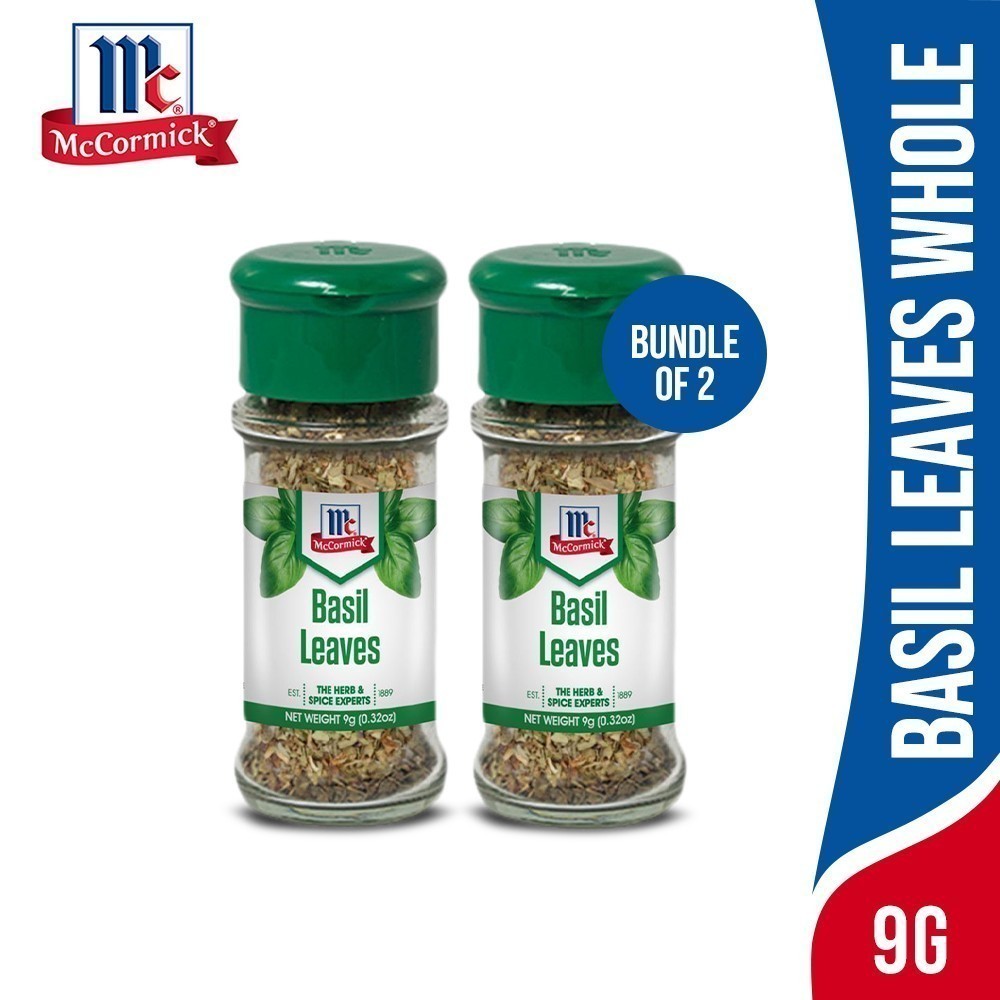 McCormick Basil Leaves Whole 9g- Bundle of 2 | Shopee Philippines