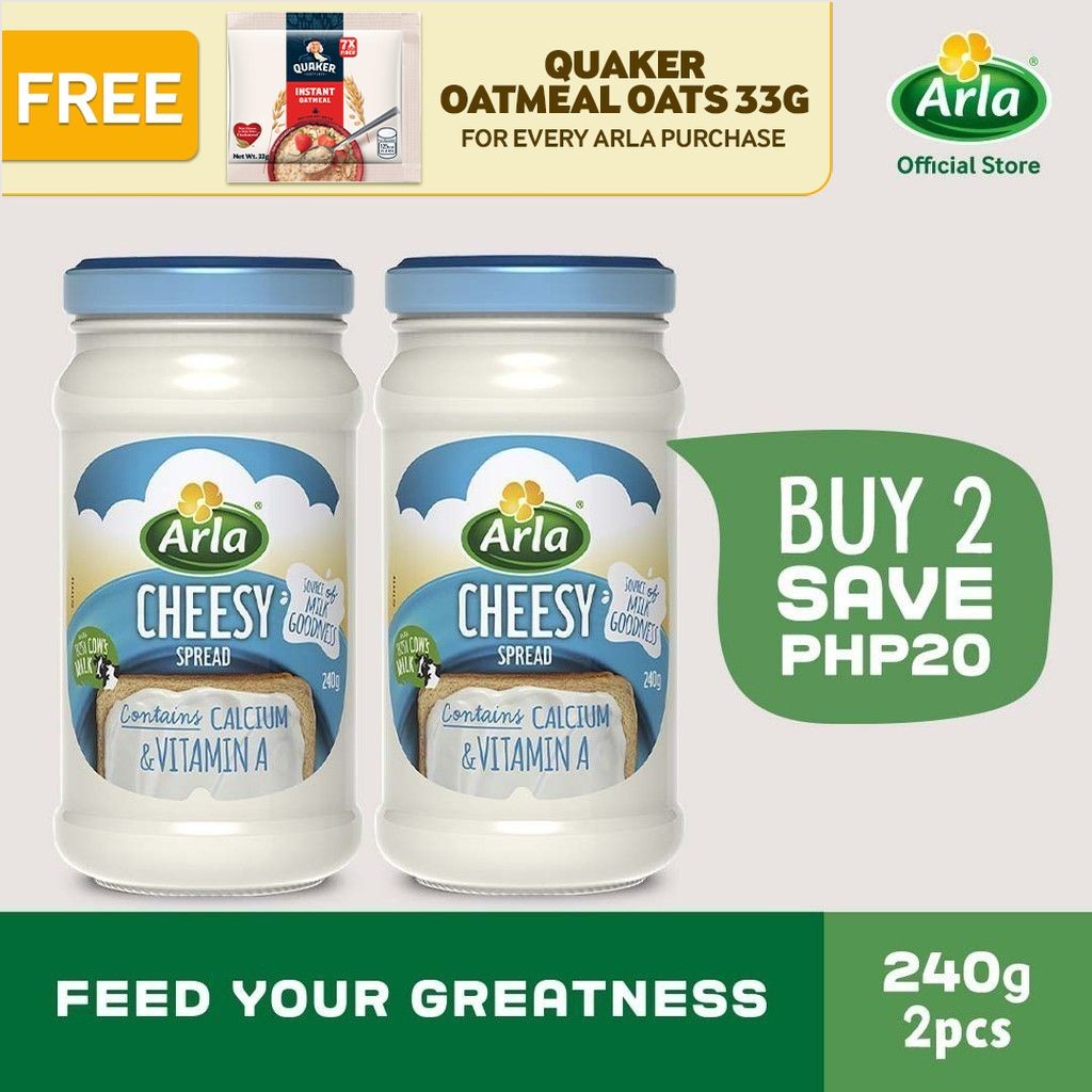 Arla Cheesy Spread 240g 2-Pack | Shopee Philippines