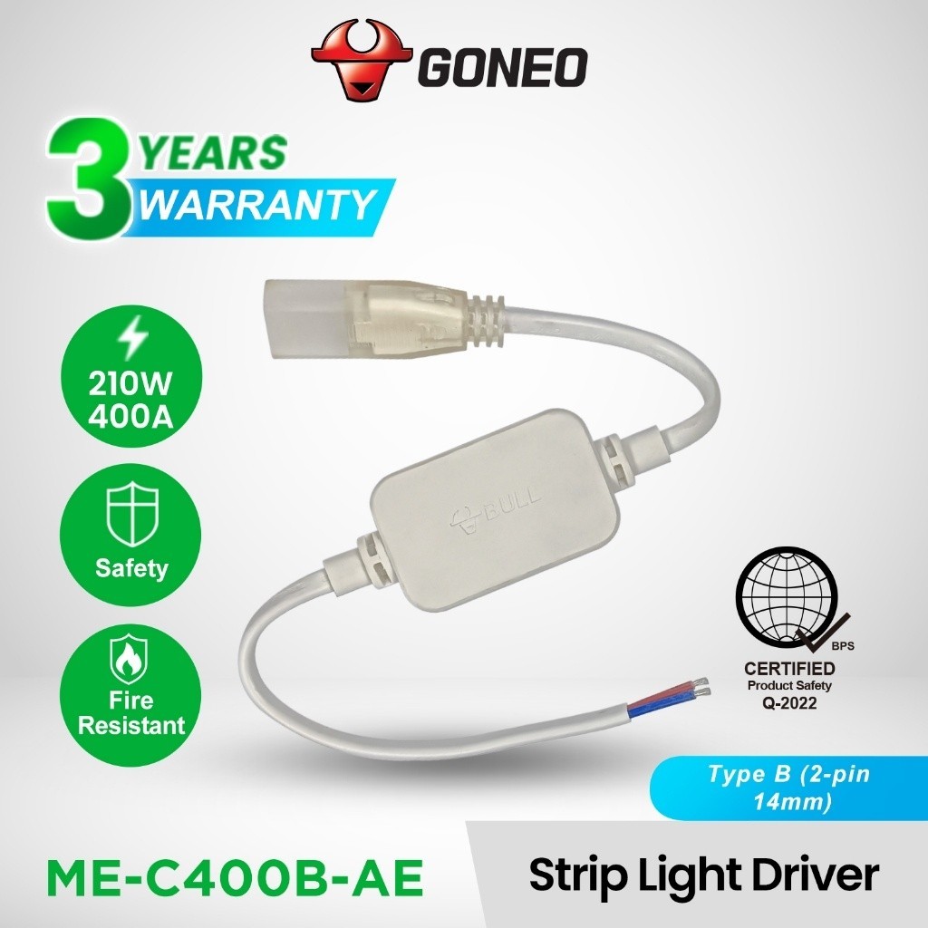 BULL LED Strip Light Driver Type B, for LED strip lights Built in Fuse ...