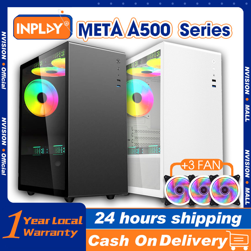 PC Case Inplay Case Meta A500 Gaming Computer Case Mid-Tower M-ATX ...