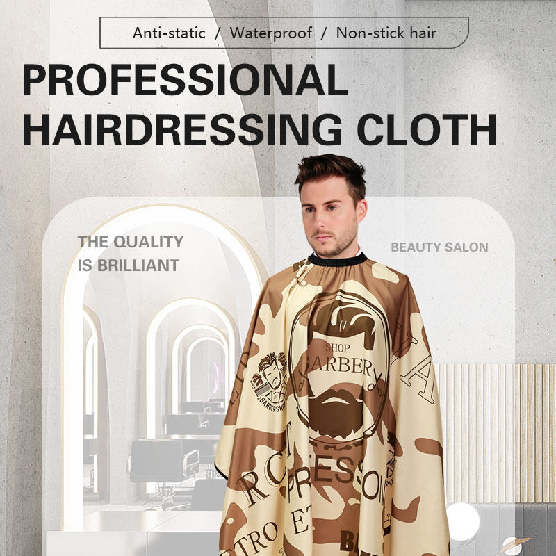 Barber Haircut Cloth Salon Home Hairdresser Apron Hair Cut Cape ...
