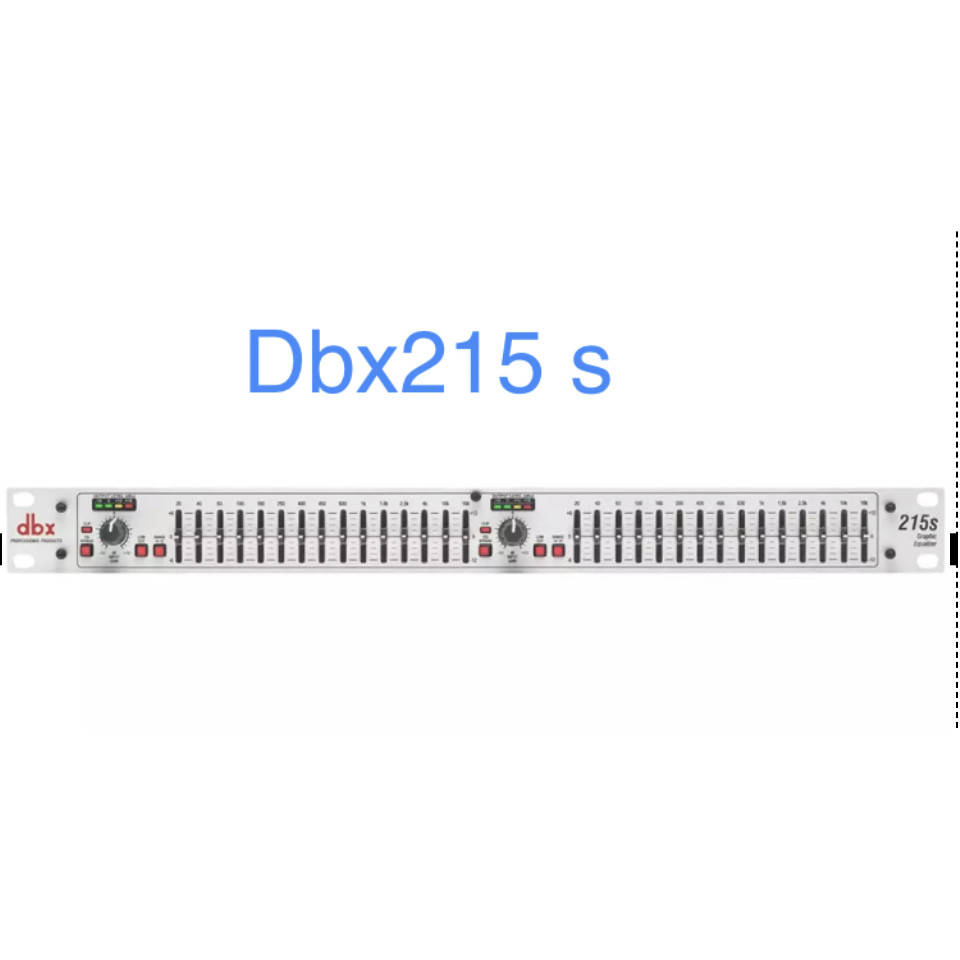 dbx 215s EQ Dual 15 band graphic Equalizer(tested before ship) | Shopee ...