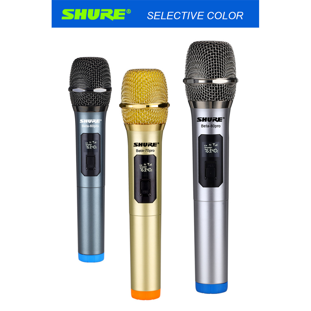 Shure Professional Dynamic Wireless Microphone ( Beta 60-70-80 Pro ...