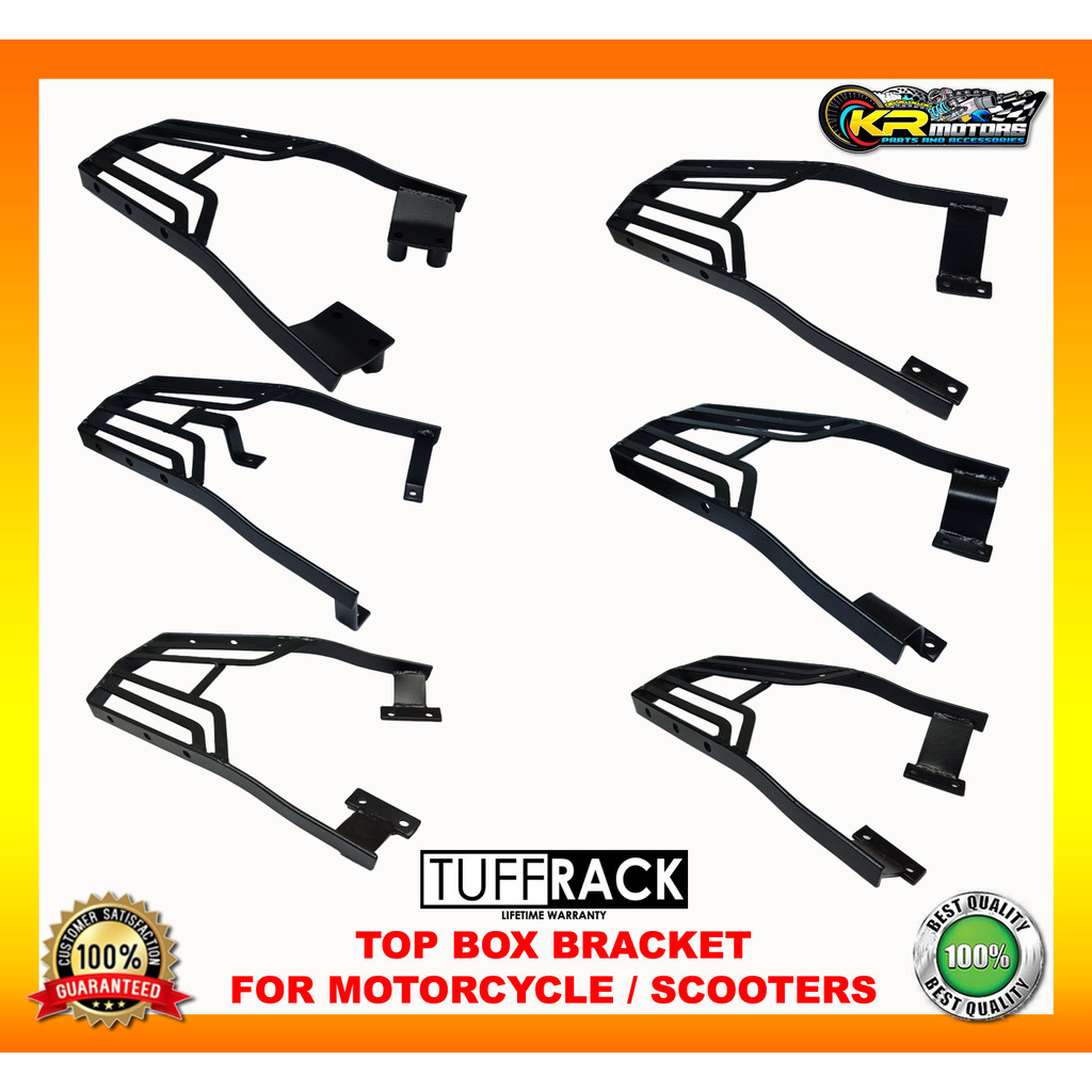 Top Box Bracket for Motorcycle / Scooters Reinforced Steel ( FLAT BAR ...