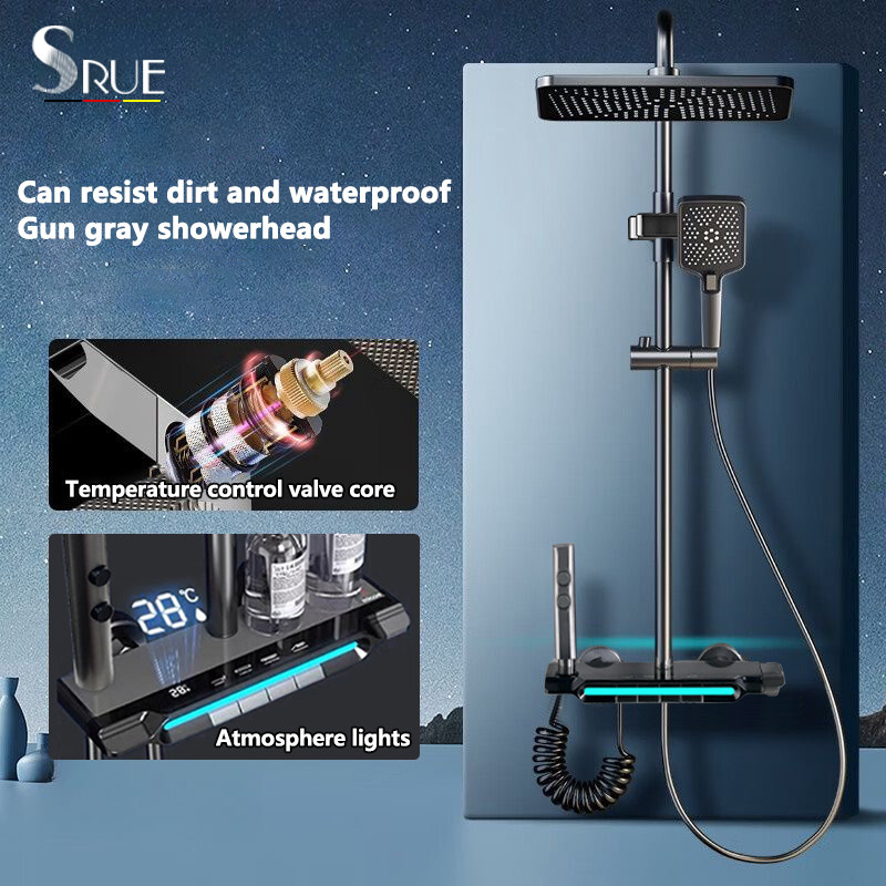 SRUE Shower set with Hose Shower Set For Bathroom High-end Shower set ...