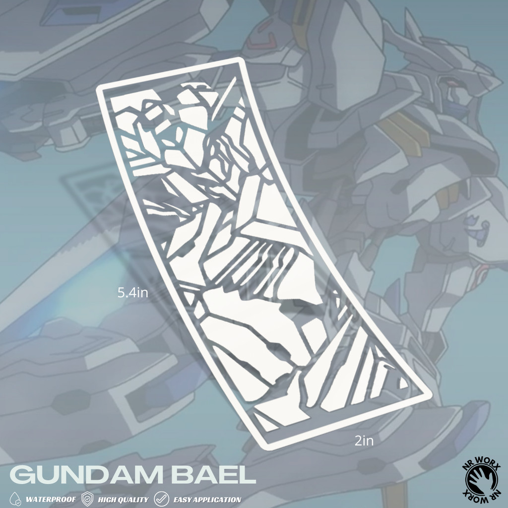 Gundam Bael Gundam IBO Iron Blooded Orphans Vinyl Decal Anime Sticker ...