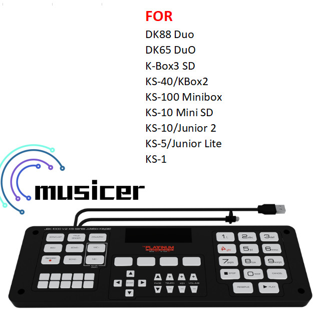 Platinum Multi-Model Jukebox Keypad KS Series FOR ks-5 ks-10 ks-100 kbox-2 kbox-3 DK-65 DK-88 PK ...