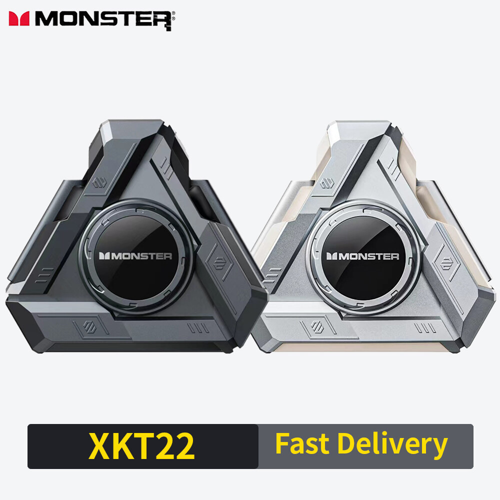 Original Monster XKT22 Bluetooth 5.4 Earphones TWS Wireless Headphones ...