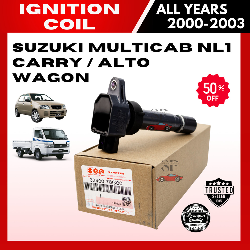 ON SALE! IGNITION COIL for SUZUKI Multicab NL1 (All Years) / Carry (All ...