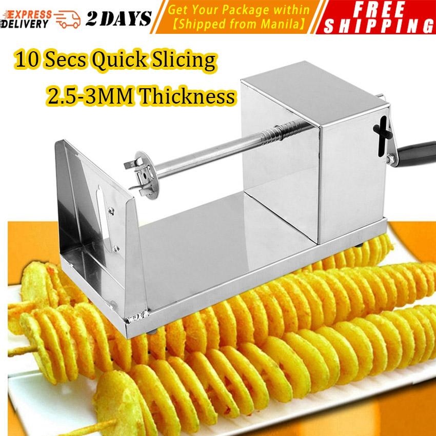 Spiral Potato Slicer Twister Twisted Tornado Potatoes Cutter French ...