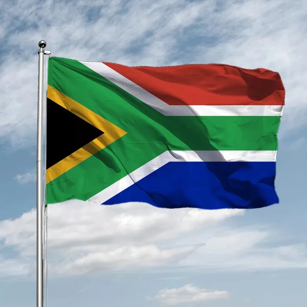 South Africa National Flag 90x150cm Polyester Double Side Printed ZA RSA South African Banner ...