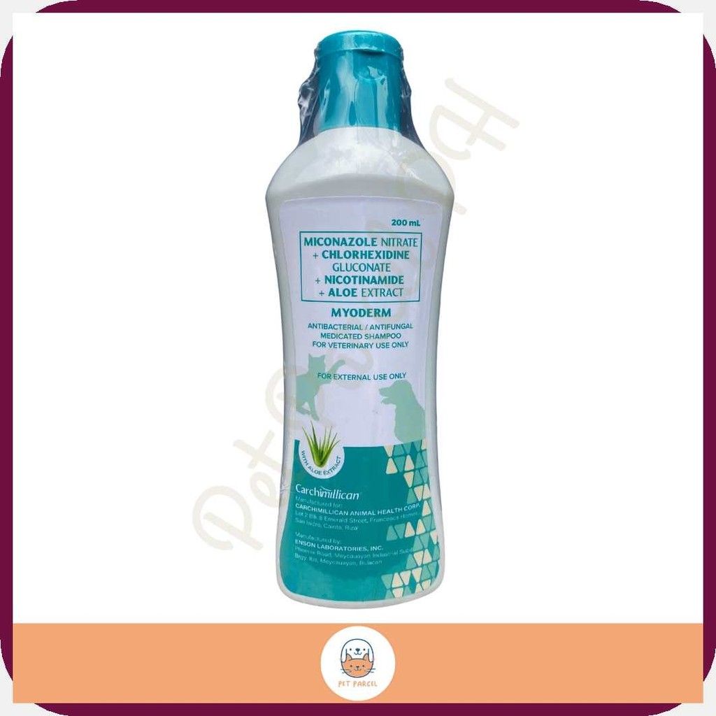 Myoderm-j.Medicated;J+Shampoo+DS+JO@for@pH+Fp@XH+Dogs OB+& Cats 200ml ...