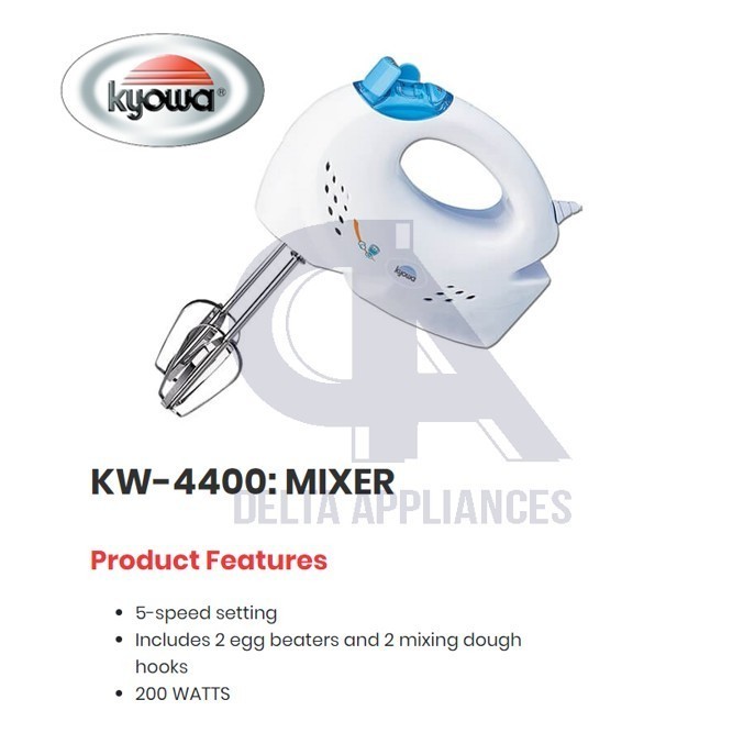 Kyowa Hand Mixer Original w/ 1 Year Warranty KW 4400 | Shopee Philippines