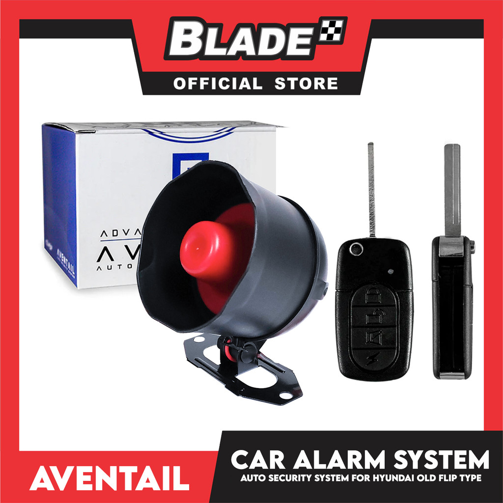 Aventail Car Alarm System Auto Security For Hyundai Old Flip Type ...