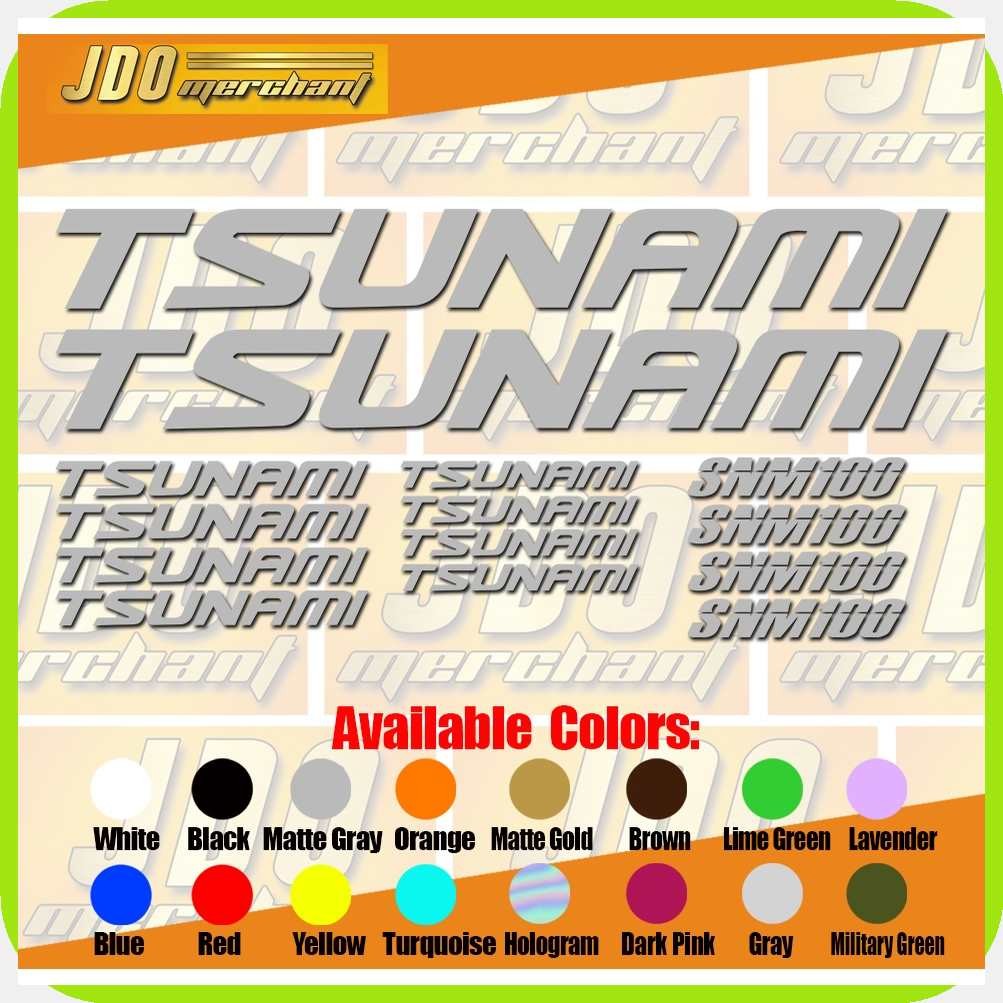 Tsunami)xO%Bike|Mh$Pack'i,Vinyl,ES!Stickers,wC[Decals | Shopee Philippines