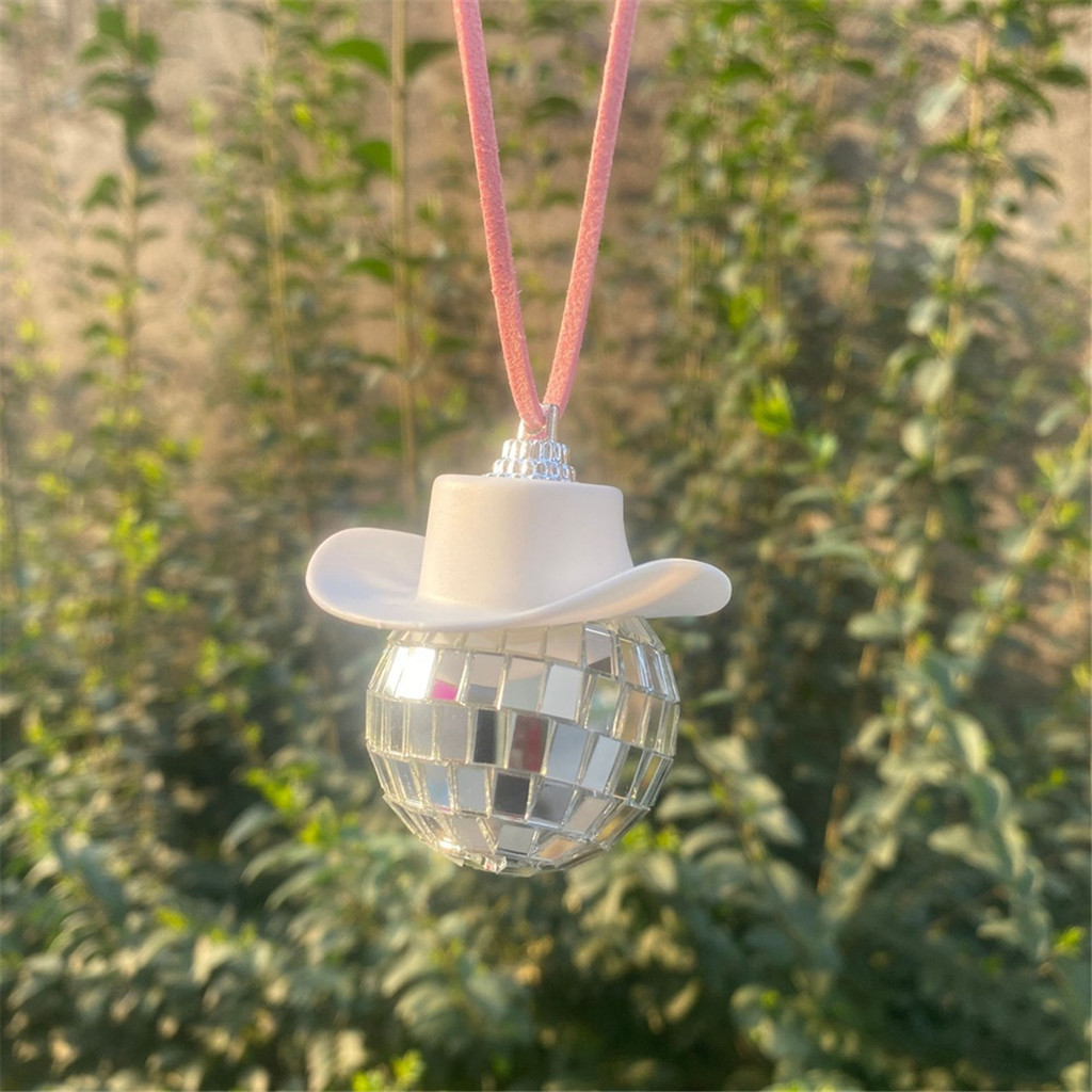 Disco Ball Cow Boy Hat Car Accessories,Car Interior Accessories,Car ...